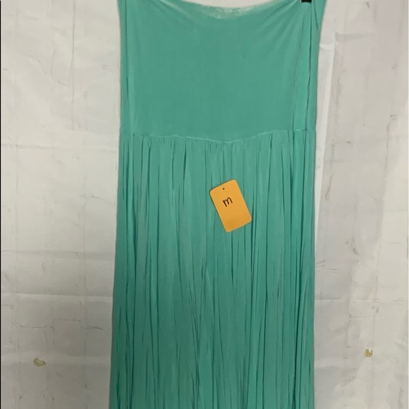 Foreign | Skirts | Aqua Maxi Skirt Or Sleeveless Dress | Poshmark